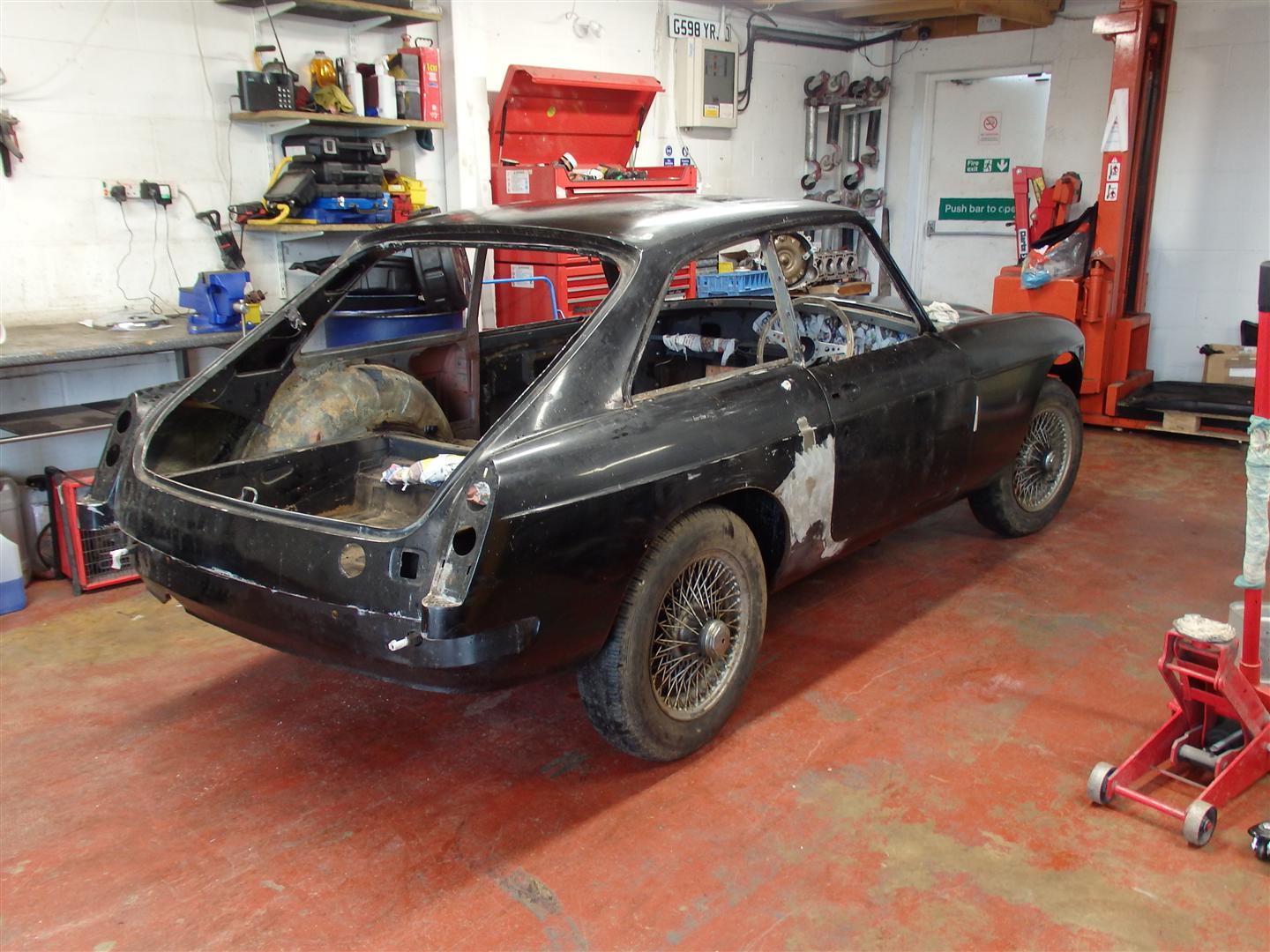 MGC GT restoration work | Quest Brothers Classic Cars